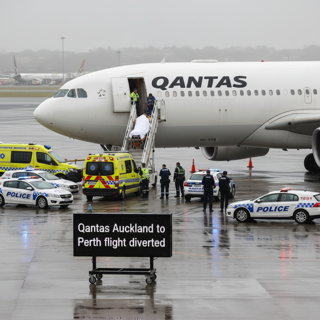 Critical Diversion: Inside the Qantas Auckland to Perth Flight That ...