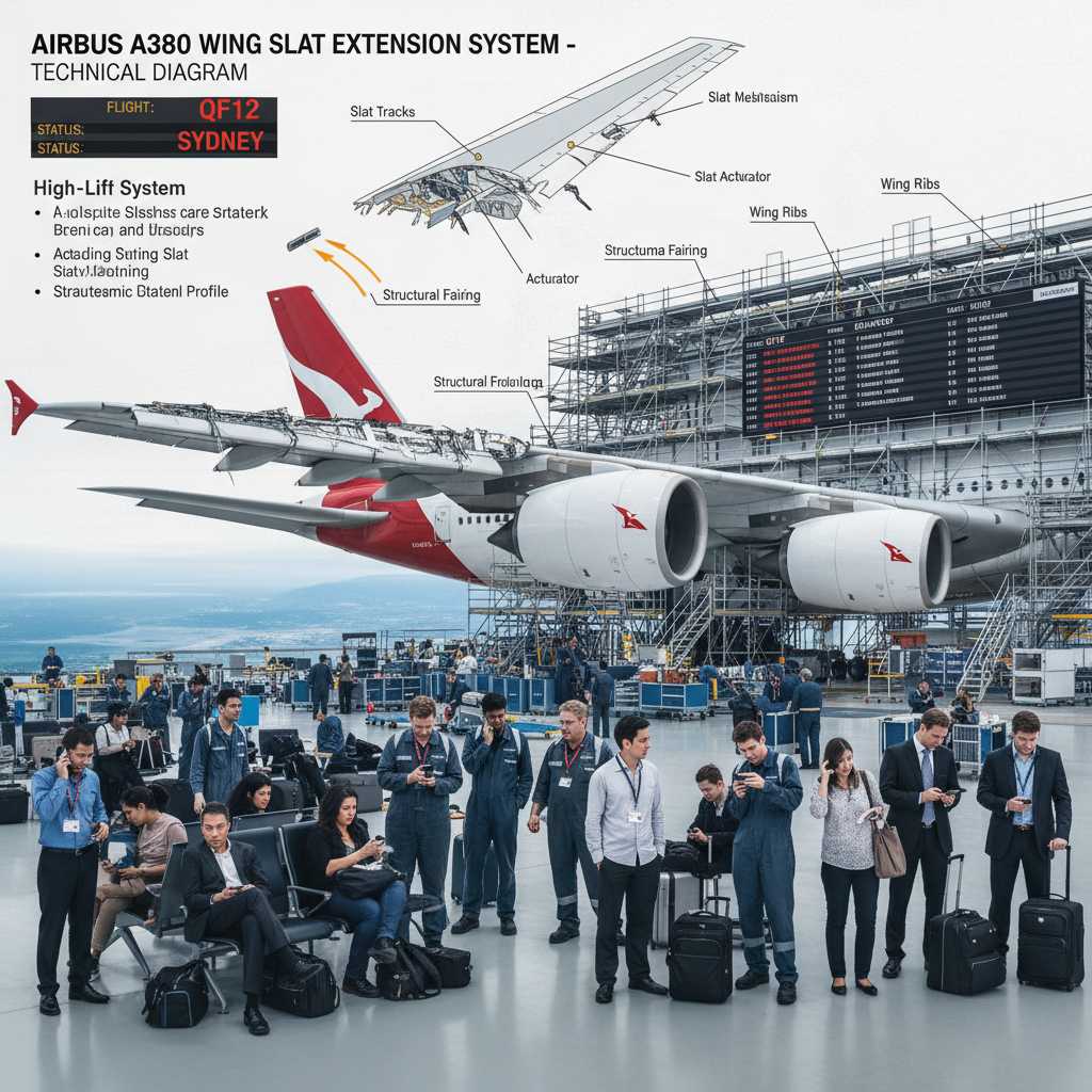 Qantas A380’s Troubled Return: Wing Damage and Cabin Failures Plague ...