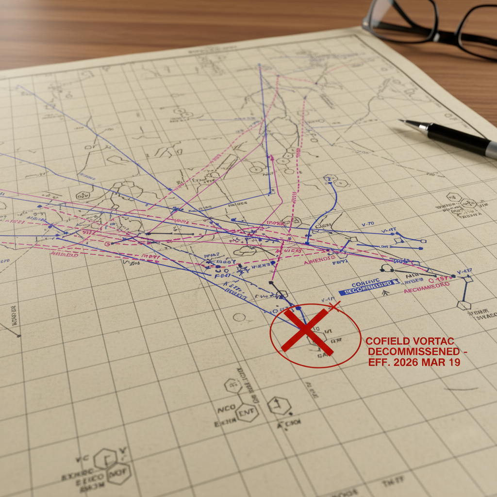 Major Airspace Overhaul: Cofield VORTAC Decommissioning and Eastern U.S ...
