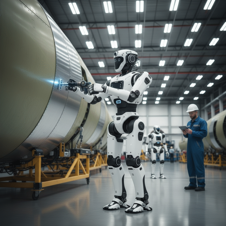 The Future of Airbus Humanoid Robots Manufacturing Takes Flight - Vimanan