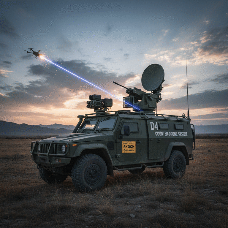 DRDO SKOCH Gold Award for D4 Counter-Drone and Dharashakti EW Systems ...
