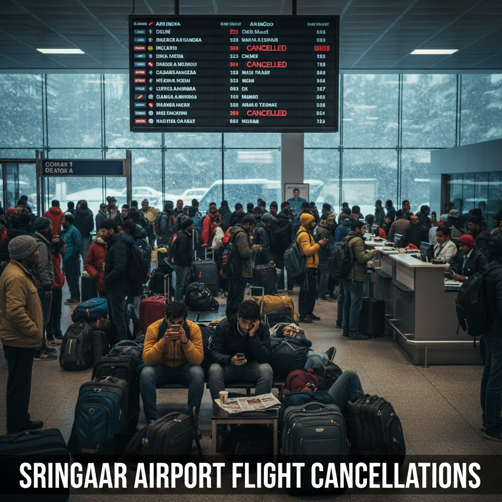 Srinagar Airport Flight Cancellations: Winter Weather’s Grip on Kashmir ...