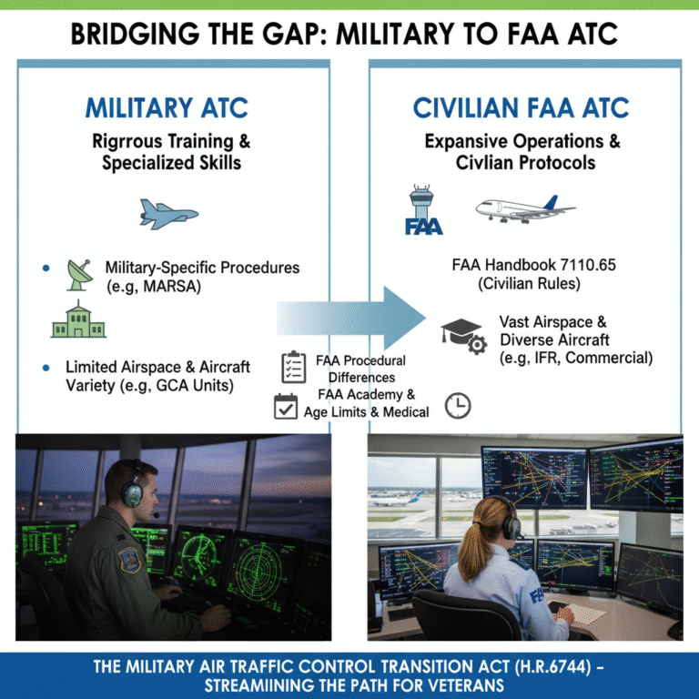 How the Military Air Traffic Control Transition Act Is Solving the FAA ...