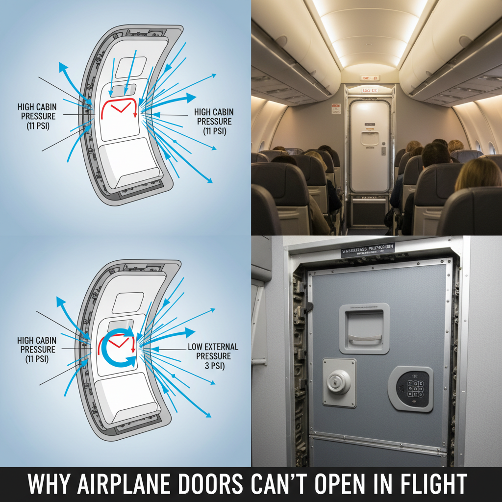 Why Airplane Doors Can’t Open in Flight - Vimanan
