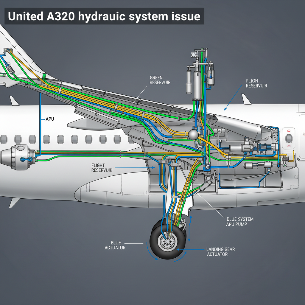 United A320 Hydraulic System Issue: How Flight UA-2622 Landed Safely ...