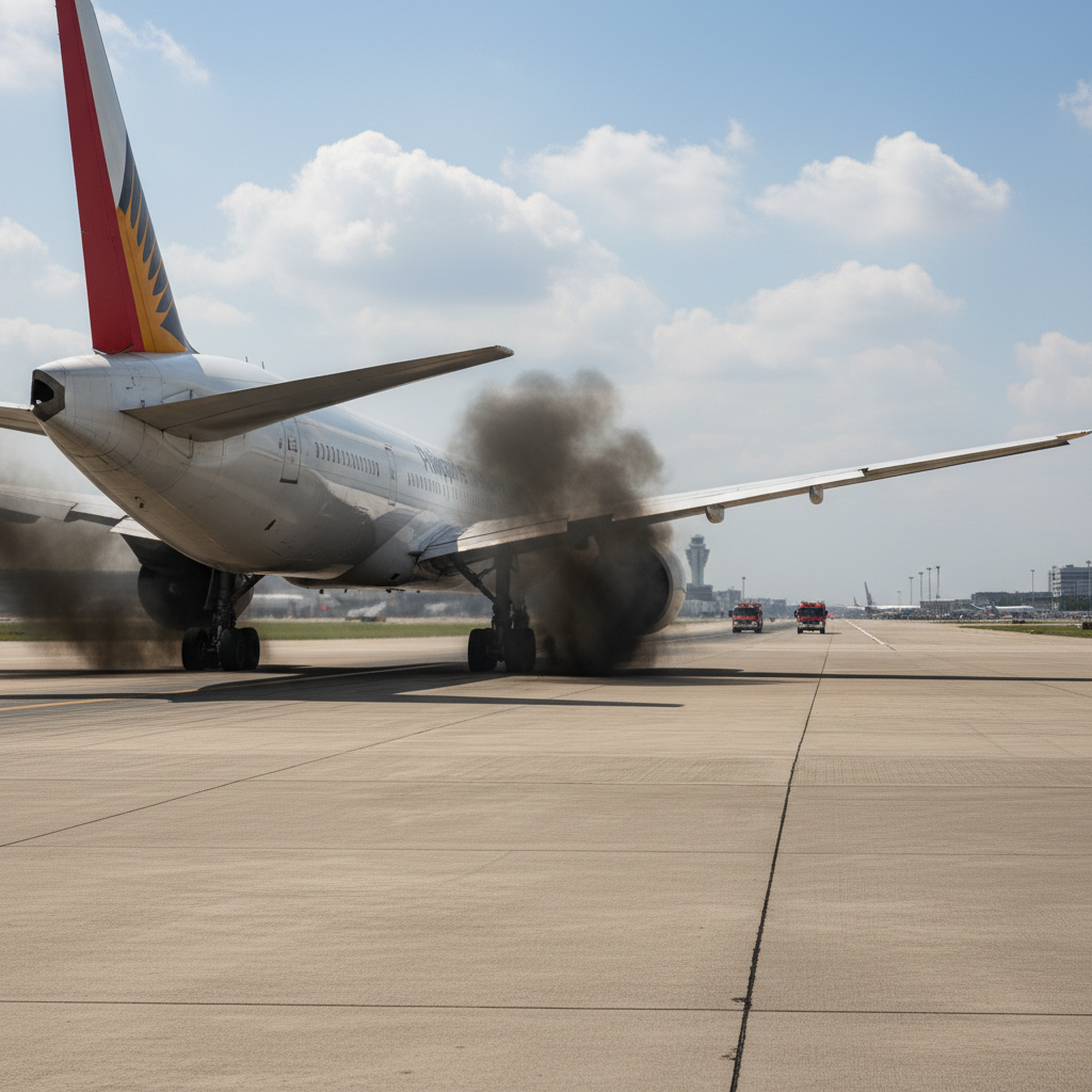 The PAL A333 Manila Rejected Take off Engine Failure - Vimanan