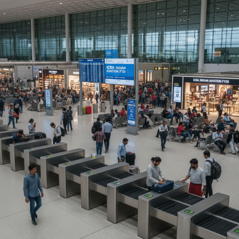 ICRA Indian Aviation FY26 Report:Decoding Turbulence and Long-Term ...