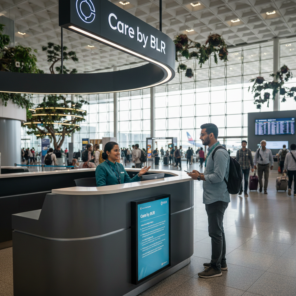 Experience Personalized Airport Assistance with Care by BLR - Vimanan