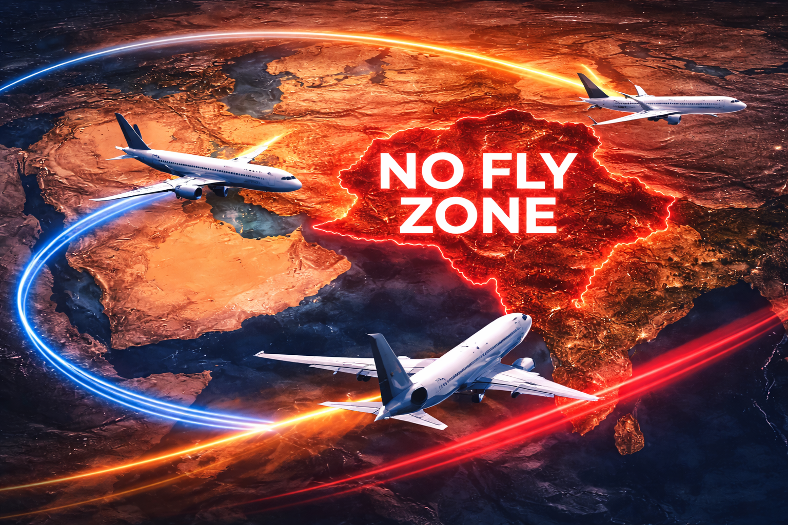 What Middle East Airspace Closures Mean for US, European and Asian ...