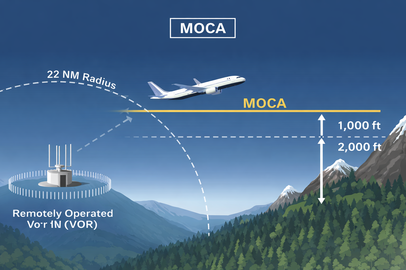 MOCA Explained: How Low Can You Safely Fly Under IFR? - Vimanan