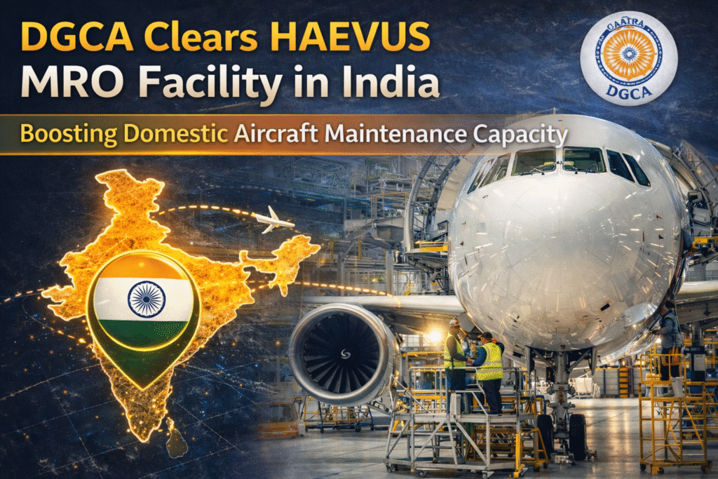 DGCA Clears HAEVUS MRO Facility in India, Boosting Domestic Aircraft ...