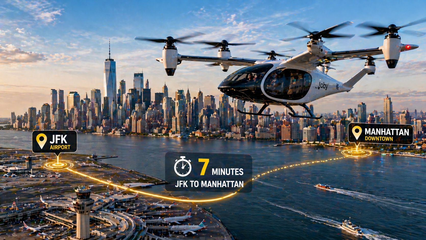 JFK to Manhattan in Just 7 Minutes? Air Taxi Test Signals Future of ...