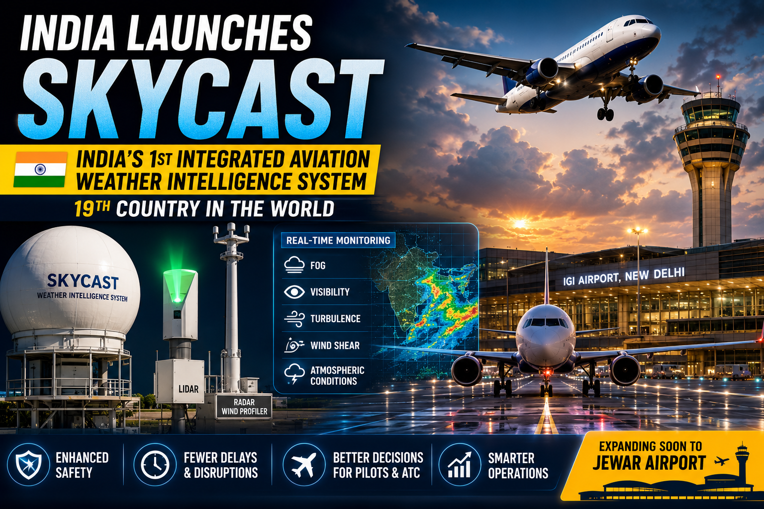 India Enters The Era Of Weather-Smart Aviation, How SkyCast Could ...